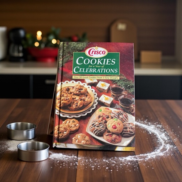 Kitchen | Vintage 1995 Cookbook Hardcover Crisco Cookies For A Year Of ...